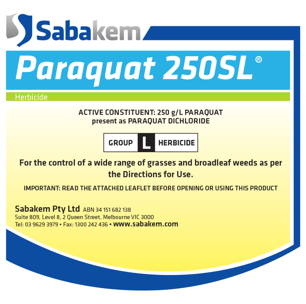 Paraquat 250SL - Sabakem