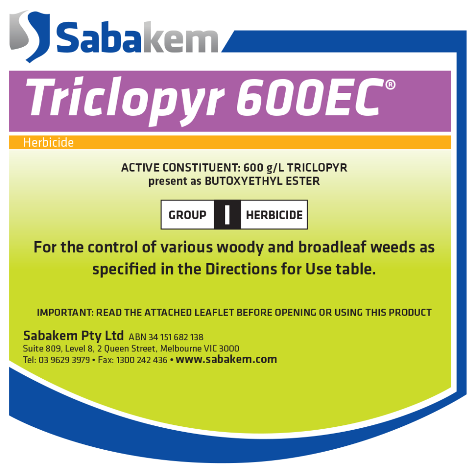 Triclopyr 600EC - Sabakem