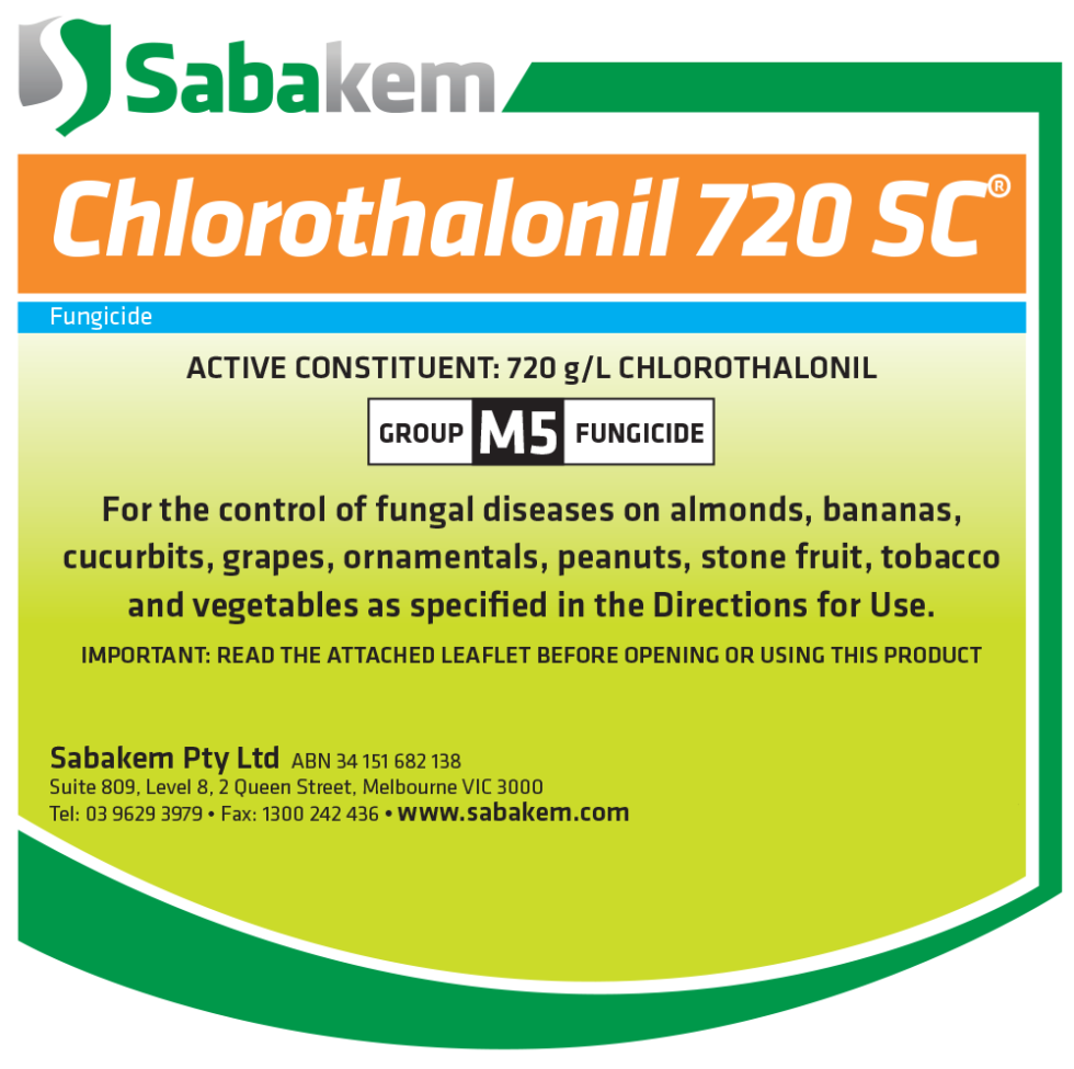 Chlorothalonil 720 SC - Sabakem