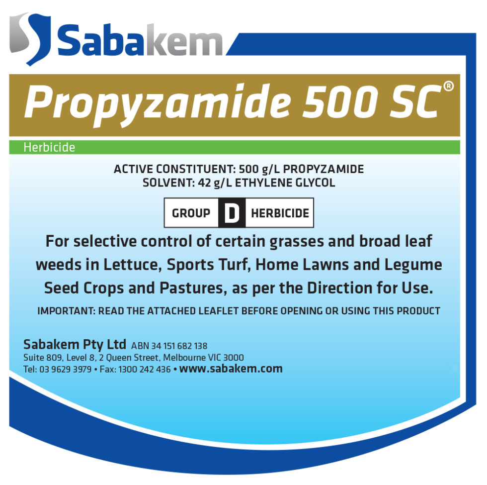 Propyzamide 500 SC - Sabakem