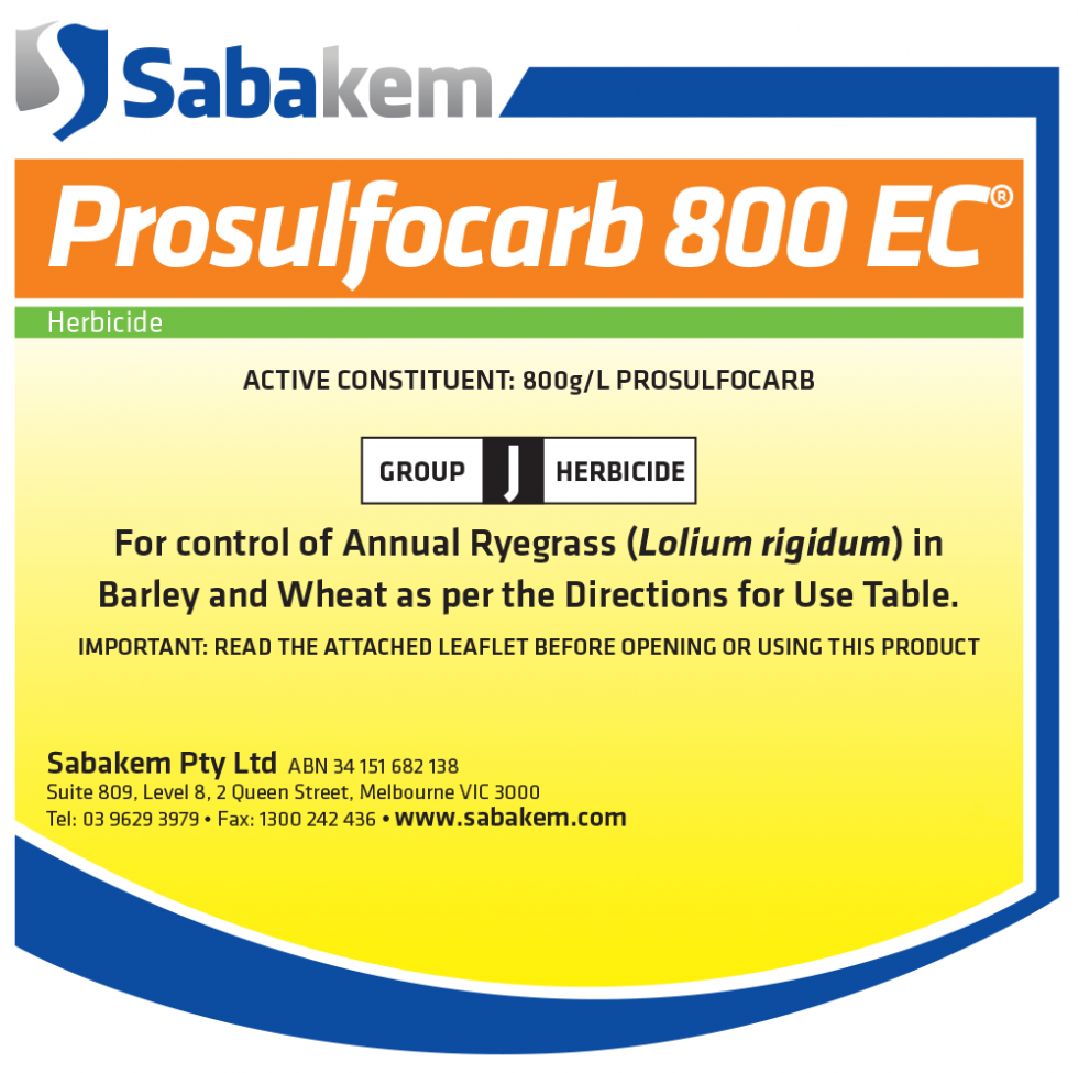 Prosulfocarb 800 EC - Sabakem