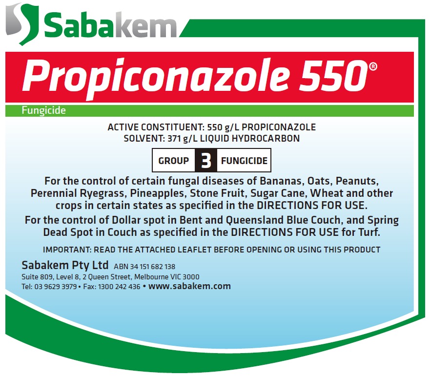 Propiconazole 550 EC - Sabakem